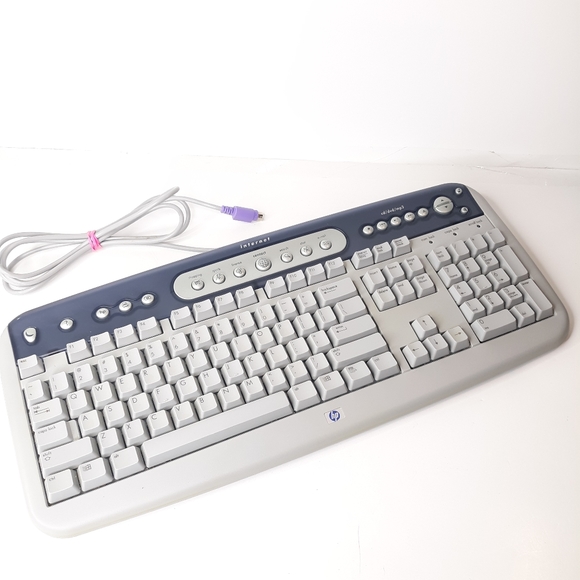 HP | Other | Vintage Hp Internet Wired Computer Keyboard Pn 5851596 ...